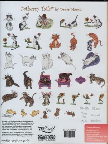 Amazon.com: Brother Embroidery Machine Memory Card CATBERRY