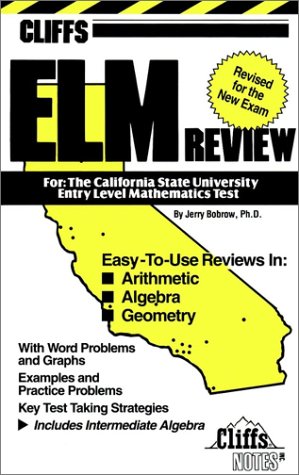 Cliffs Entry Level Mathematics Test Review: Bobrow, Jerry ...