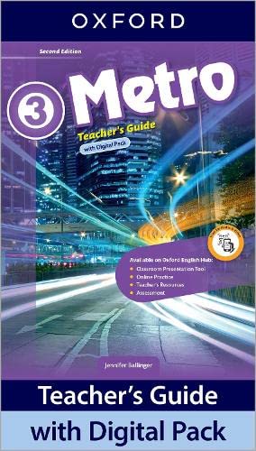 Metro: Level 3: Teacher's Guide with Digital Pack: 9780194429283 ...