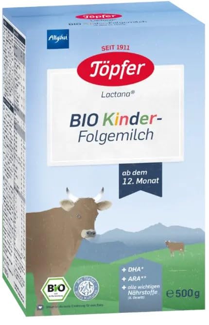 Töpfer Bio Lactana Kindermilch 500g : Amazon.de: Lebensmittel & Getränke