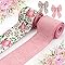 Amazon.com: Hying 2 Rolls Spring Flowers Ribbons for Wreath Bows, 2.5 ...