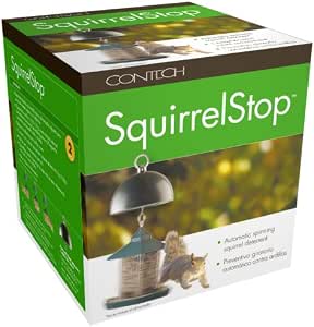 Contech SQRSTP002 SquirrelStop Spinning Squirrel Deterrent : Amazon.co ...