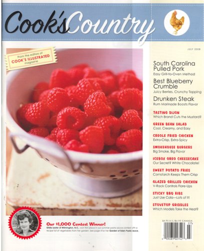 Cook's Country, July 2008 Issue: Editors of COOK'S COUNTRY Magazine ...