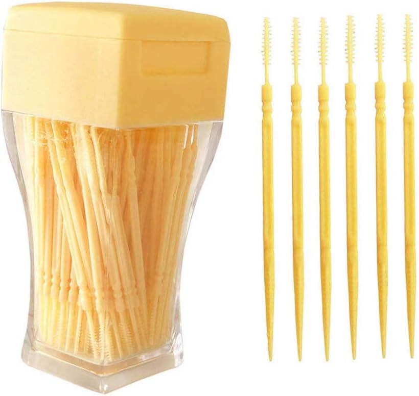 Amazon.com: 200pcs Double-Head Toothpicks Soft Plastic Oral Care ...