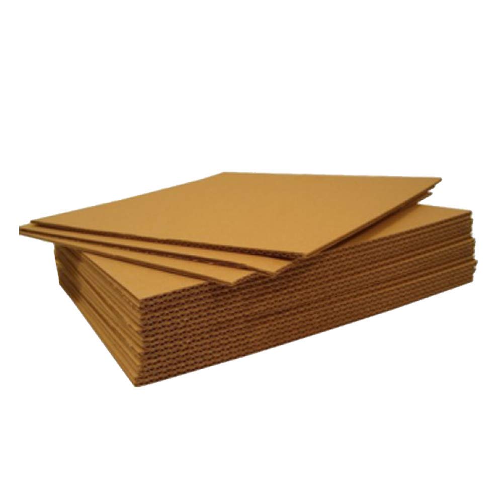 100 x Corrugated Cardboard Packaging Sheets Kraft Pads Single and ...
