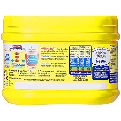 Buy Nestle Nesquik Strawberry & Chocolate Flavour Milkshake Mix ...