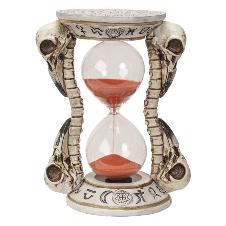 Amazon.com: Pacific Giftware Raven Skull Sand Timer, 7 Inches, Resin ...