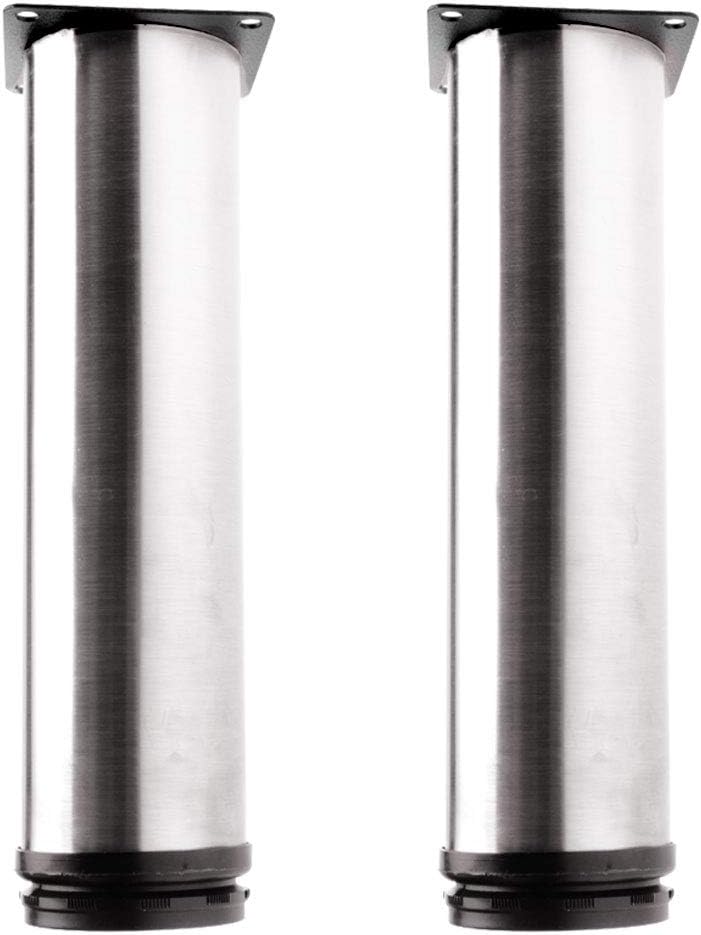 uxcell 7 Inch Round Furniture Legs Aluminium Alloy Sofa Couch Table ...