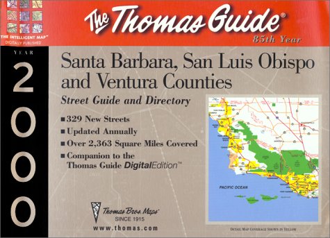 Thomas Guide Santa Barbara, San Luis Obispo and Ventura Counties ...