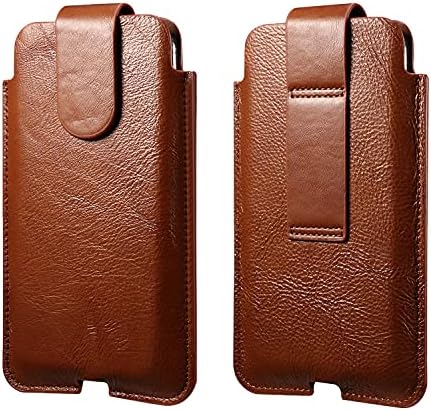 Vertical Cell Phone Belt Clip Bag Men, Smartphone Belt Pouch, 7.2 ...