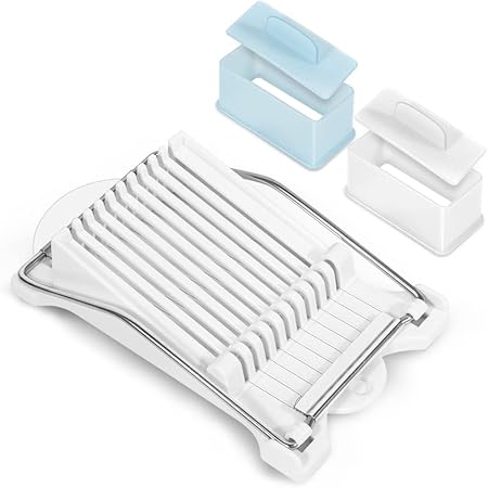 Amazon.com: 2 Pieces Musubi Mold and Slicer Rectangle White Musubi ...