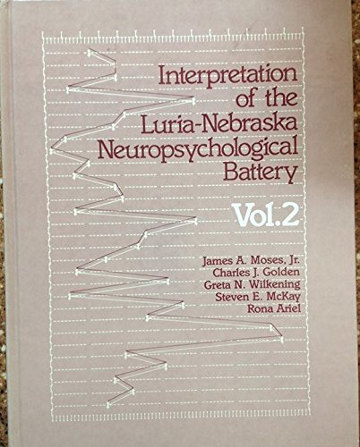 Interpretation of the Luria-Nebraska Neuropsychological Battery: James ...