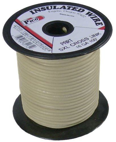 Pico 82167S 16 AWG White SXL Cross-Linked Wire for Higher Heat ...