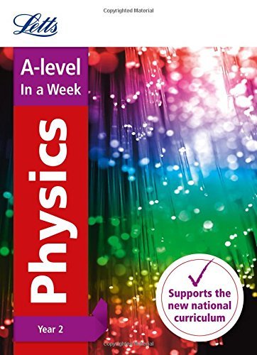 A-level Physics Year 2 In a Week (Letts A-level In a week - New ...