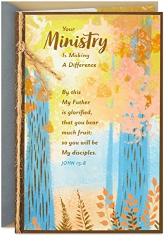 Dayspring Religious Thank You Card for Minister (Making a Difference ...