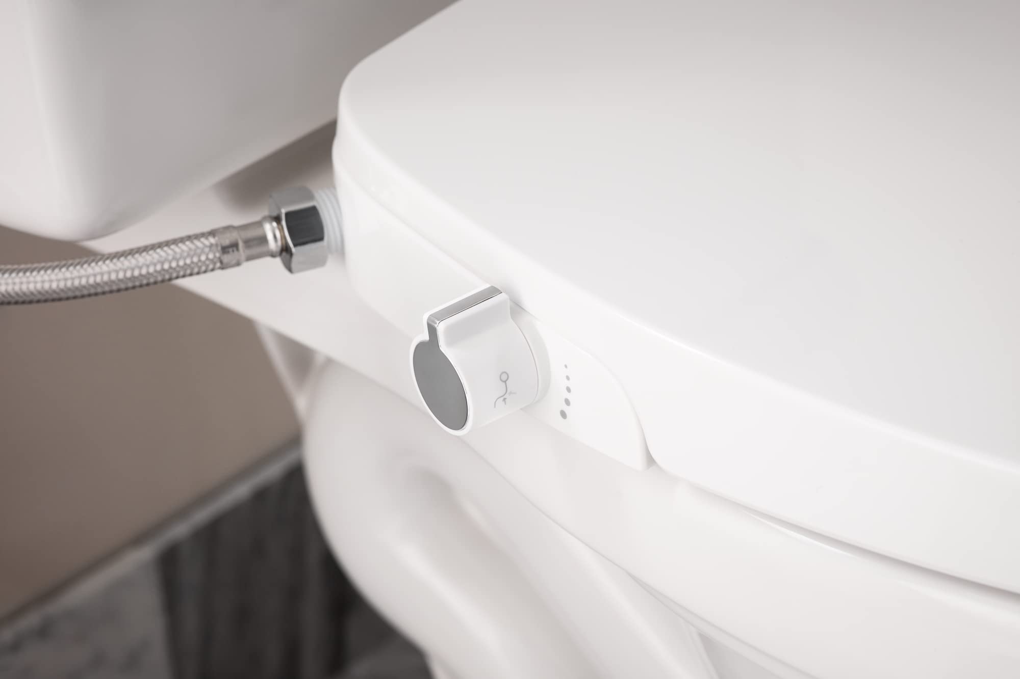 Moen EB500-E 2-Series Standard Non-Electronic Bidet Toilet Elongated ...