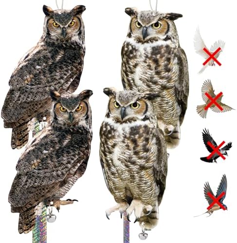 Kungfu Mall Bird Scarers for Gardens, Pigeon Deterrent, Seagull ...