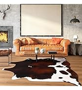 Amazon.com: SVATOUCH Premium Cowhide Rug, 4.6 x 5.2 Feet, Western Decor ...