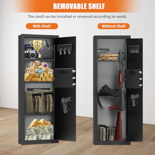 Snapklik.com : 43.3 Tall Wall Safe Between Studs Hidden Gun Safe, 3 ...