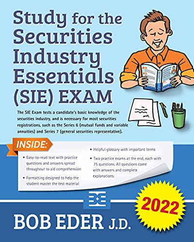 Study for the Securities Industry Essentials (SIE) Exam eBook : Eder ...
