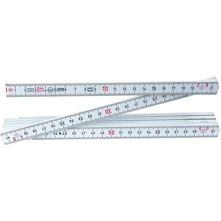 US Tape 55155 Rhino Fiberglass Folding Ruler 5/8" x 6' English/Metric ...