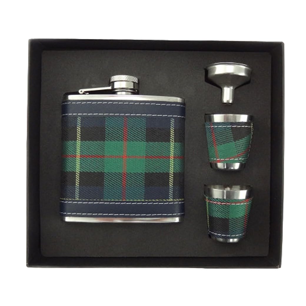 Amazon.com | Glen Appin of Scotland Limited Tartan Designed Whiskey Hip ...