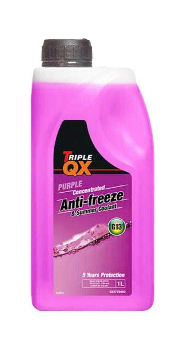 Triple QX G13 Purple Coolant Concentrate 1 litre : Amazon.co.uk: Automotive