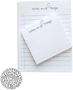 Amazon.com : Quirky to-Do List Notepad Set, 2 Pieces Funny Sticky Notes ...