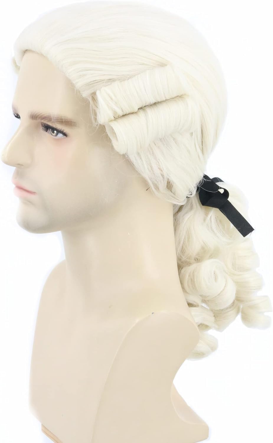 Amazon.com: LeMarnia Colonial Historical Wig Judge Colonial Wig for ...