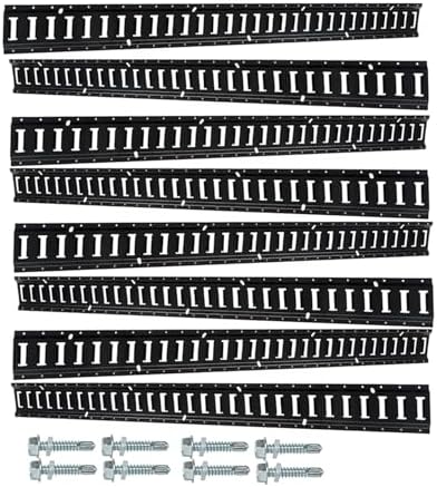 Amazon.com: LABLT 8 Pack E Track Tie Down Rail Kit 5 for Garages, Vans ...