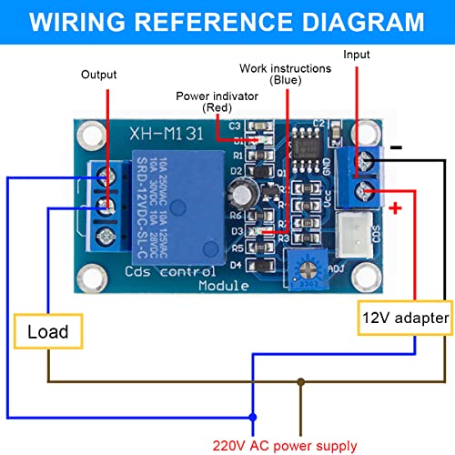 Snapklik.com : DAOKAI 5PCS Photoresistor Module 12V Light Automatic ...