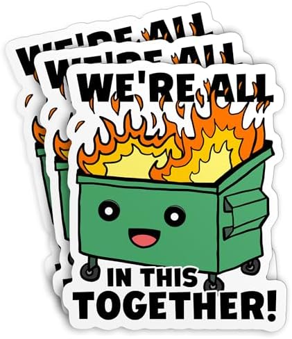 Amazon.com: MAIANEY (3 Pcs) 'We're All in This Together' Sticker ...