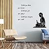 Amazon.com: decalmile Zen Wall Decals Quotes What You Think You Become ...