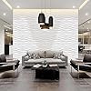 Amazon.com: STICKGOO Wave Wall Panels for Interior Wall Decor, White 3D ...