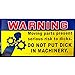 Amazon.com: Dont Put Dick in Machinery Prank Warning Decal 10 Pack ...