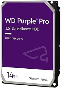 Amazon.com: Western Digital 14TB WD Purple Pro Surveillance Internal ...