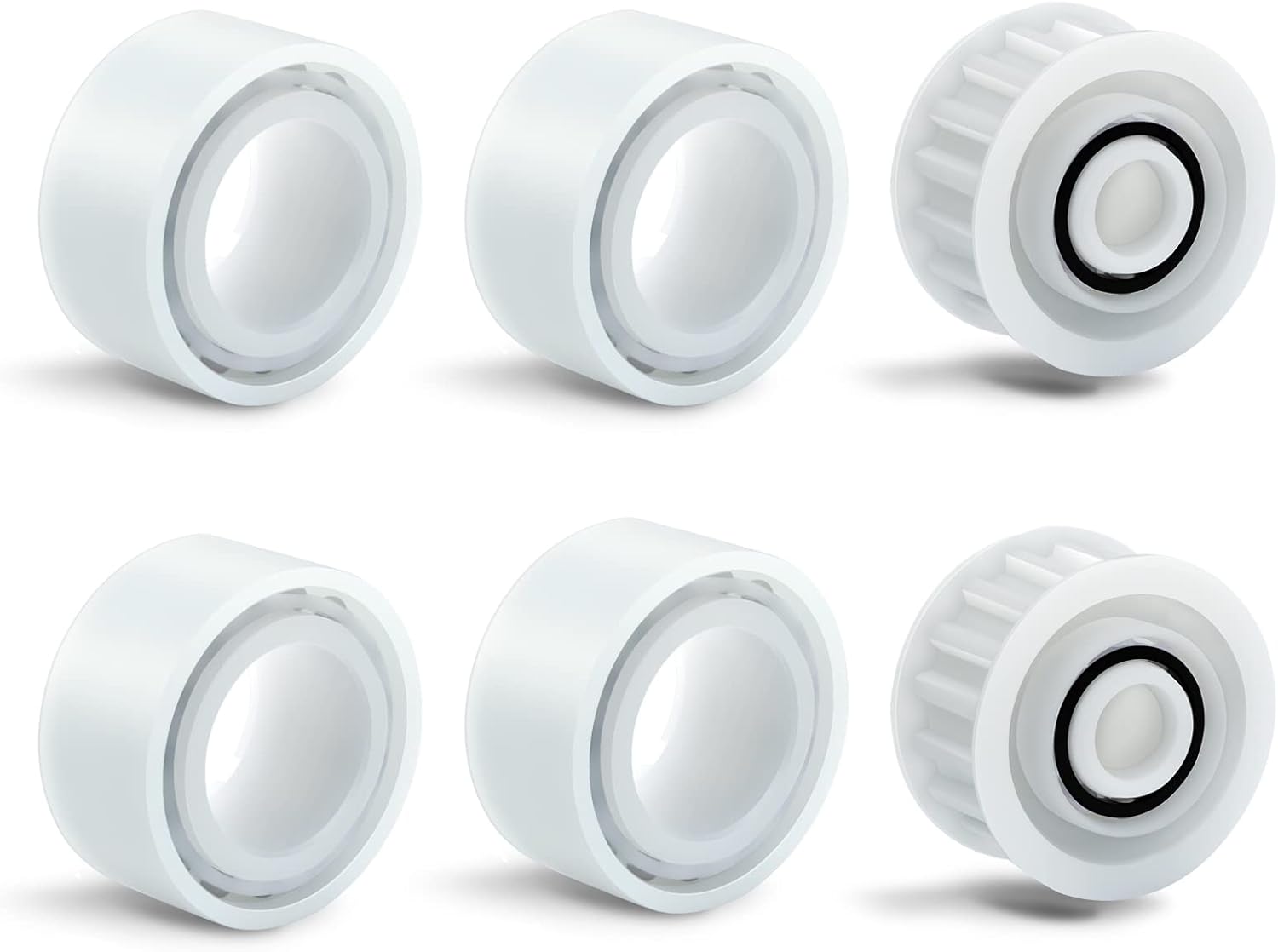 Amazon.com: Upgrade 4 Pack Guide Wheels with 2 Pully Gears,Part Numbe ...