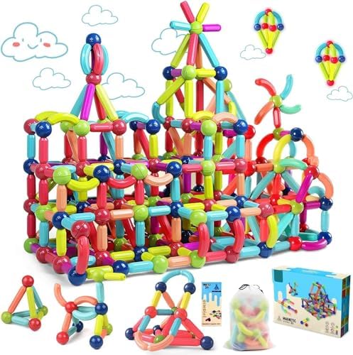 VELOCIOUS® Magnetic Sticks 25 pcs Building Blocks for Kids- Magnetic ...