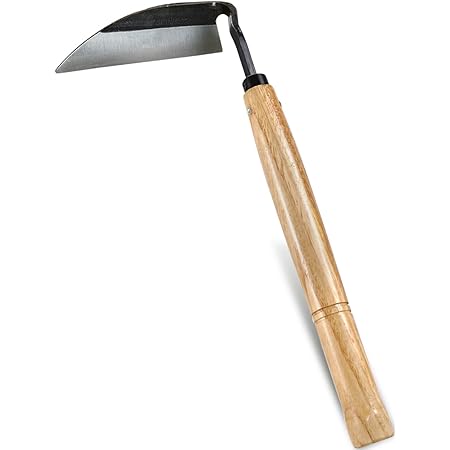 Amazon.com: Japanese Weeding Sickle Hoe, Gardening Tools, Weed Remover ...