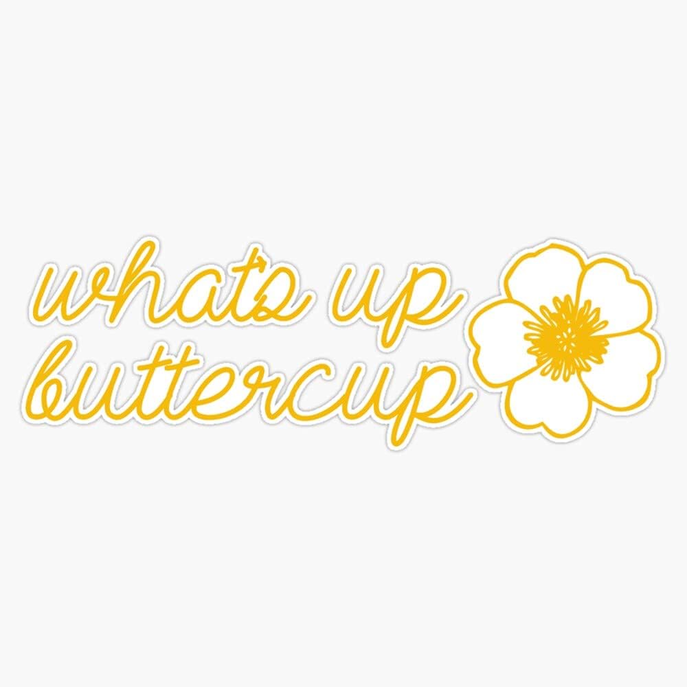 Amazon.com - Buttercup Vinyl Waterproof Sticker Decal Car Laptop Wall ...