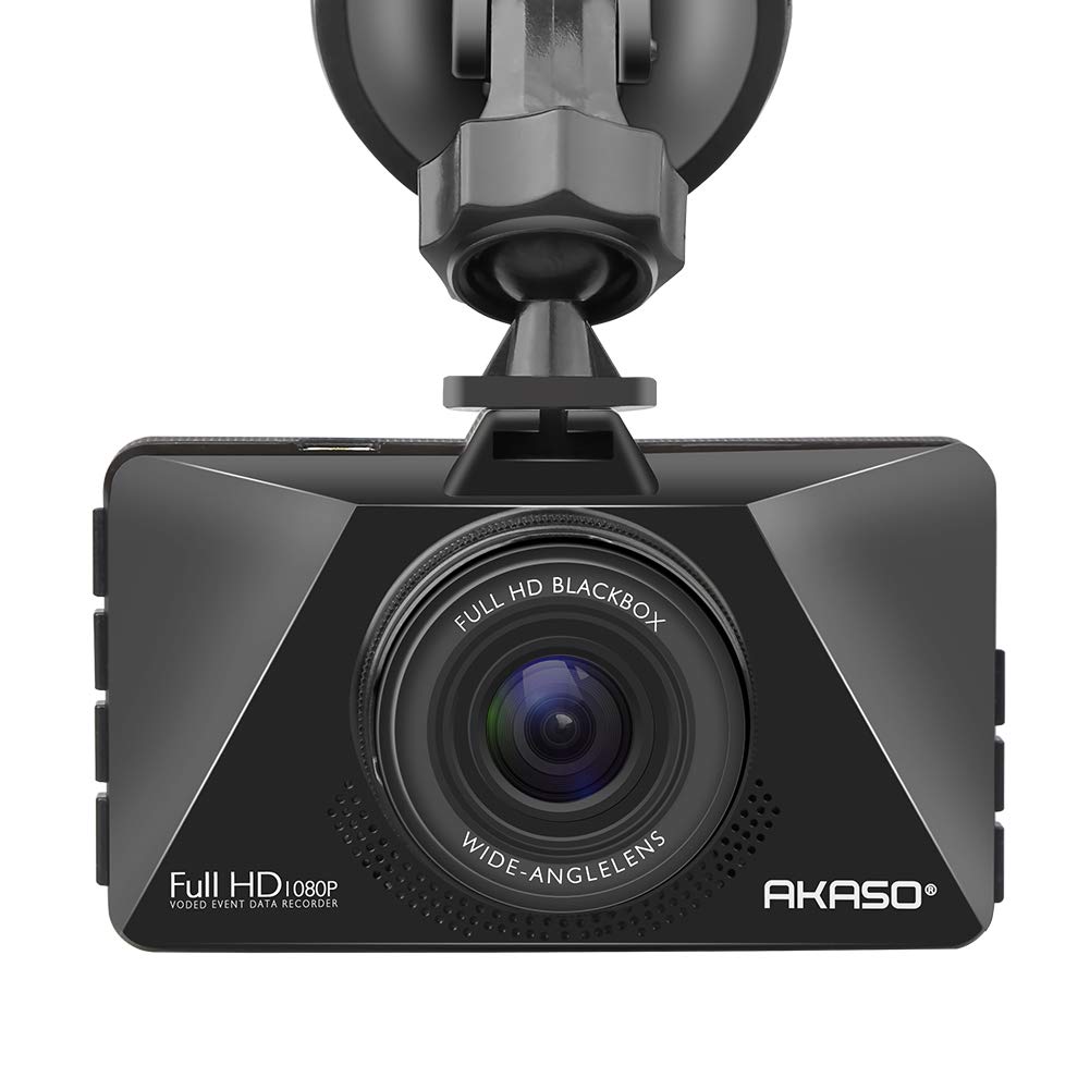 AKASO Dash Cam 1080P FHD DVR Car Driving Recorder 3 inch LCD Screen 170 ...