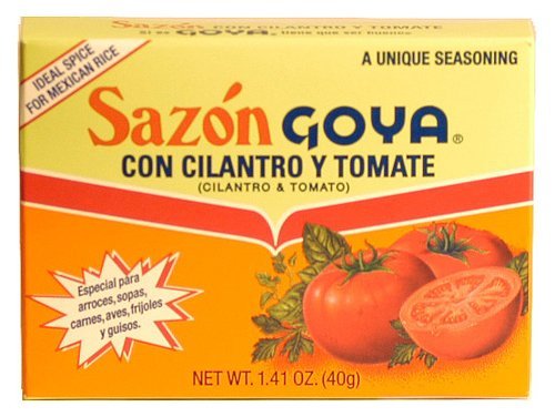 Amazon.com : Goya Sazon with Cilantro & Tomato - 1.41 oz. (Pack of 3 ...