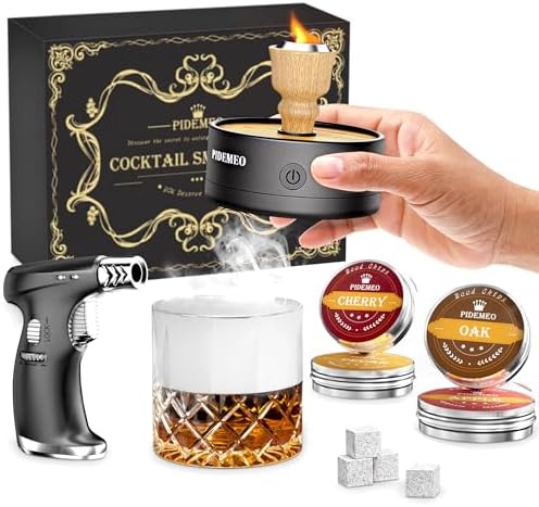 Amazon.com : Cocktail Smoker Kit with Torch - Smoke Infuser Set For ...
