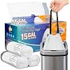 Amazon.com: Trash Bags 15 Gallon Tall Kitchen, Drawstring Garbage Bags ...