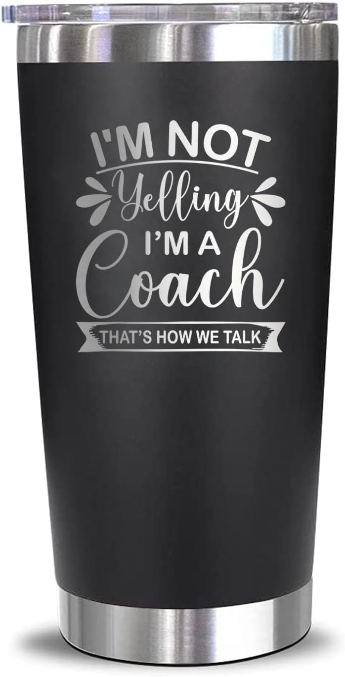Amazon.com | VDGifts I'm Not Yelling I Am A Coach Engraved Stainless ...