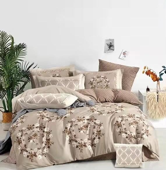 Buy KAIROS Cloud Comfort Bed Combo 1 AC Comforter,1 Bed Sheet,2 Pillow Covers Set (Beige) Online ...