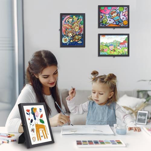 Zocipro 2 Pack Kids Artwork Display Frame, A4 Fillable Front Opening ...