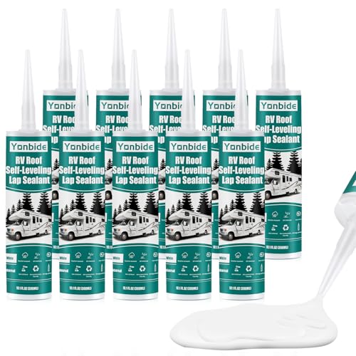 Silicone Caulk,RV Roof Sealant,Silicone Sealant for RV Roofs, 10 Packs ...