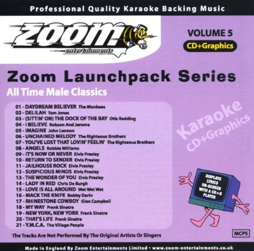 Zoom Karaoke CD+G - Launchpack Disc 5: All Time Male Classics: Zoom ...