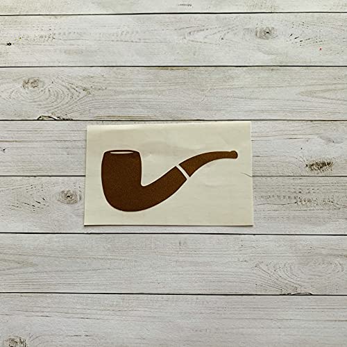 Amazon.com: Pipe Decal | Pipe Sticker | Smoking Pipe Decal | Vintage ...